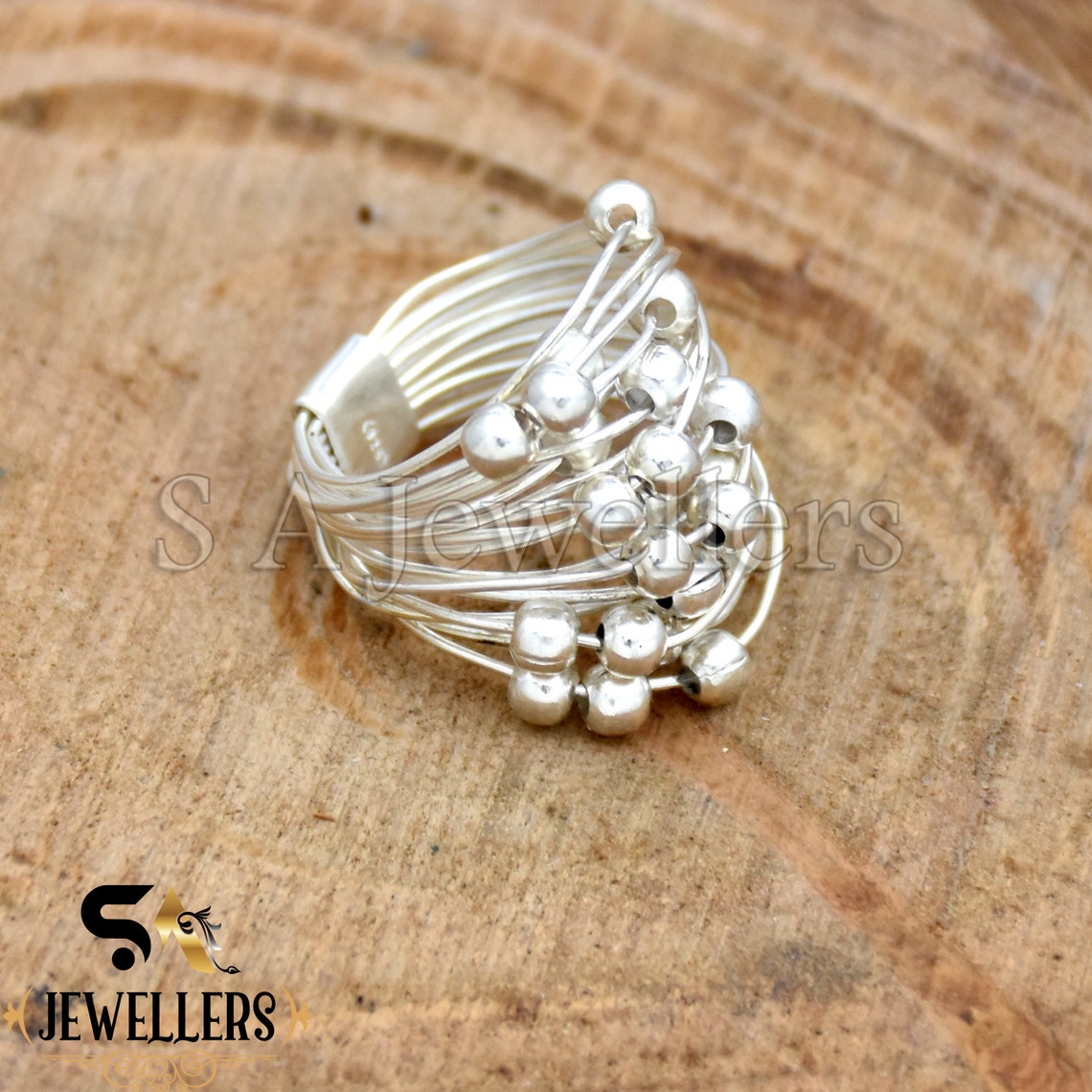 Handmade Wraparound Silver Wire Ring Sterling Silver Ring - Etsy
