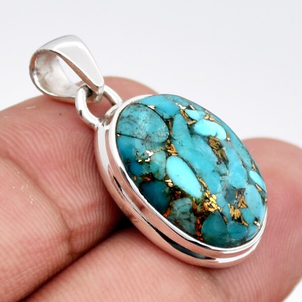 Turquoise Pendant - Etsy