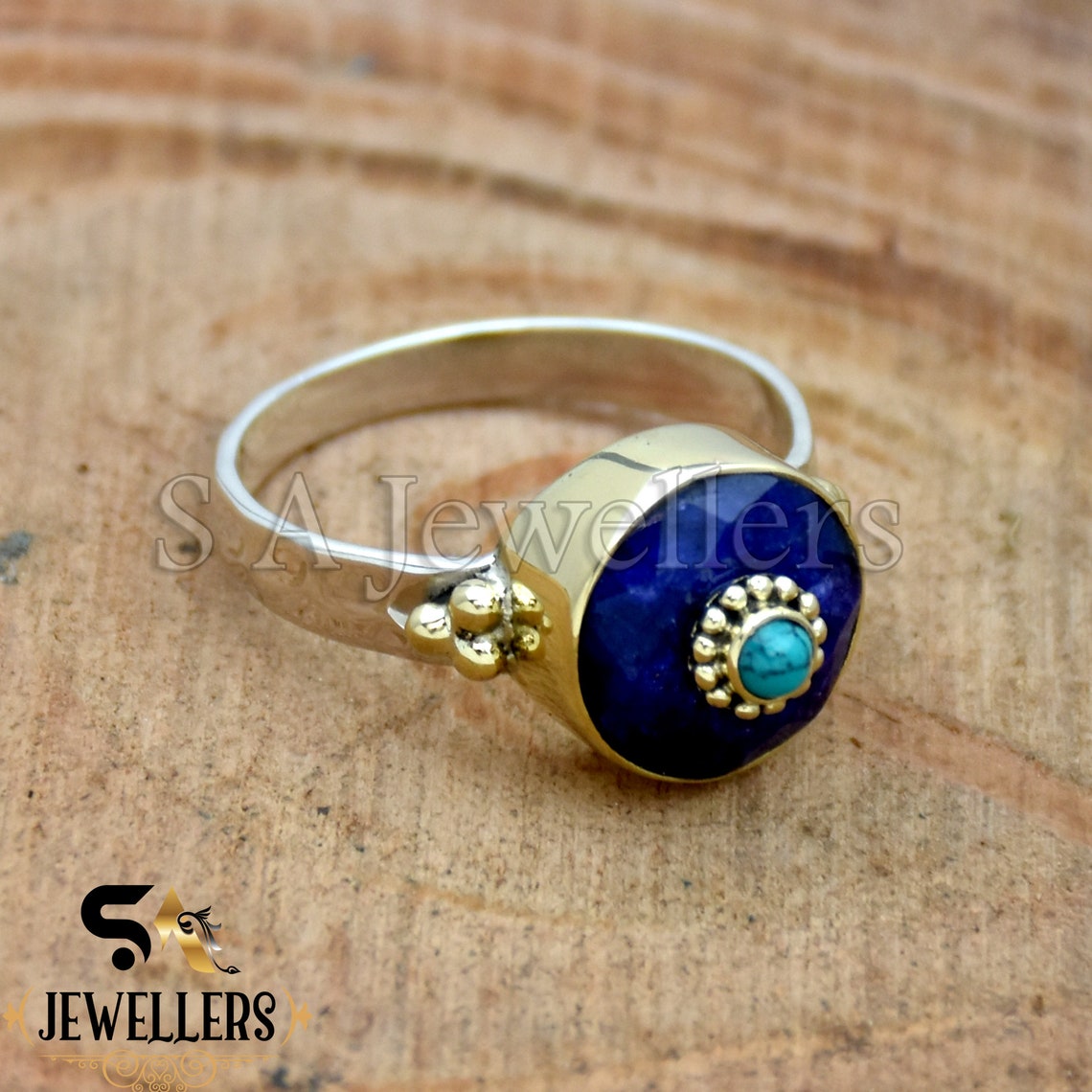 Indian Sapphire Ring 925 Sterling Silver Ring Handmade Ring - Etsy