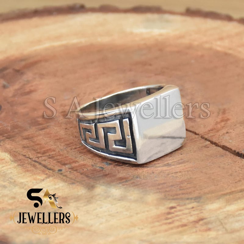 Men Plain Silver Ring - Etsy