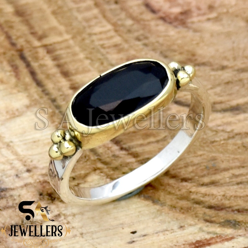 Black Metal Ring - Etsy