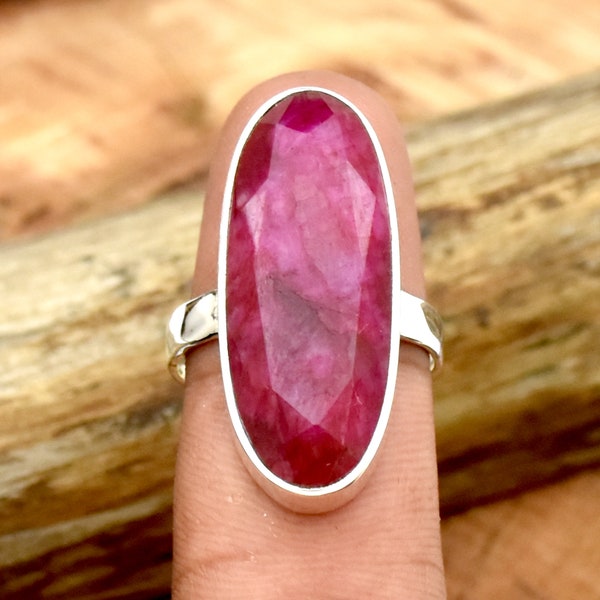 Large Ruby Ring - Etsy