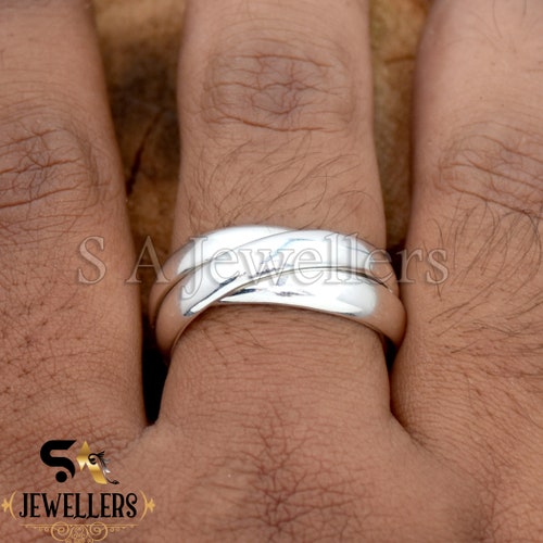 Three Band Rolling Ring // Triple Band Rolling Ring // 925 - Etsy