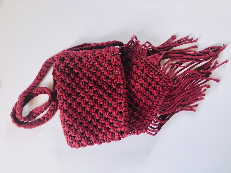 Handmade Macrame Purse With Detachable Strap // Boho - Etsy