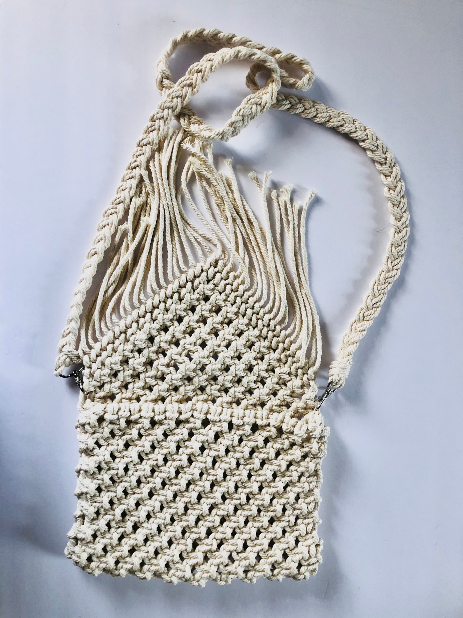 Handmade Macrame Purse With Detachable Strap // Boho Accessories ...