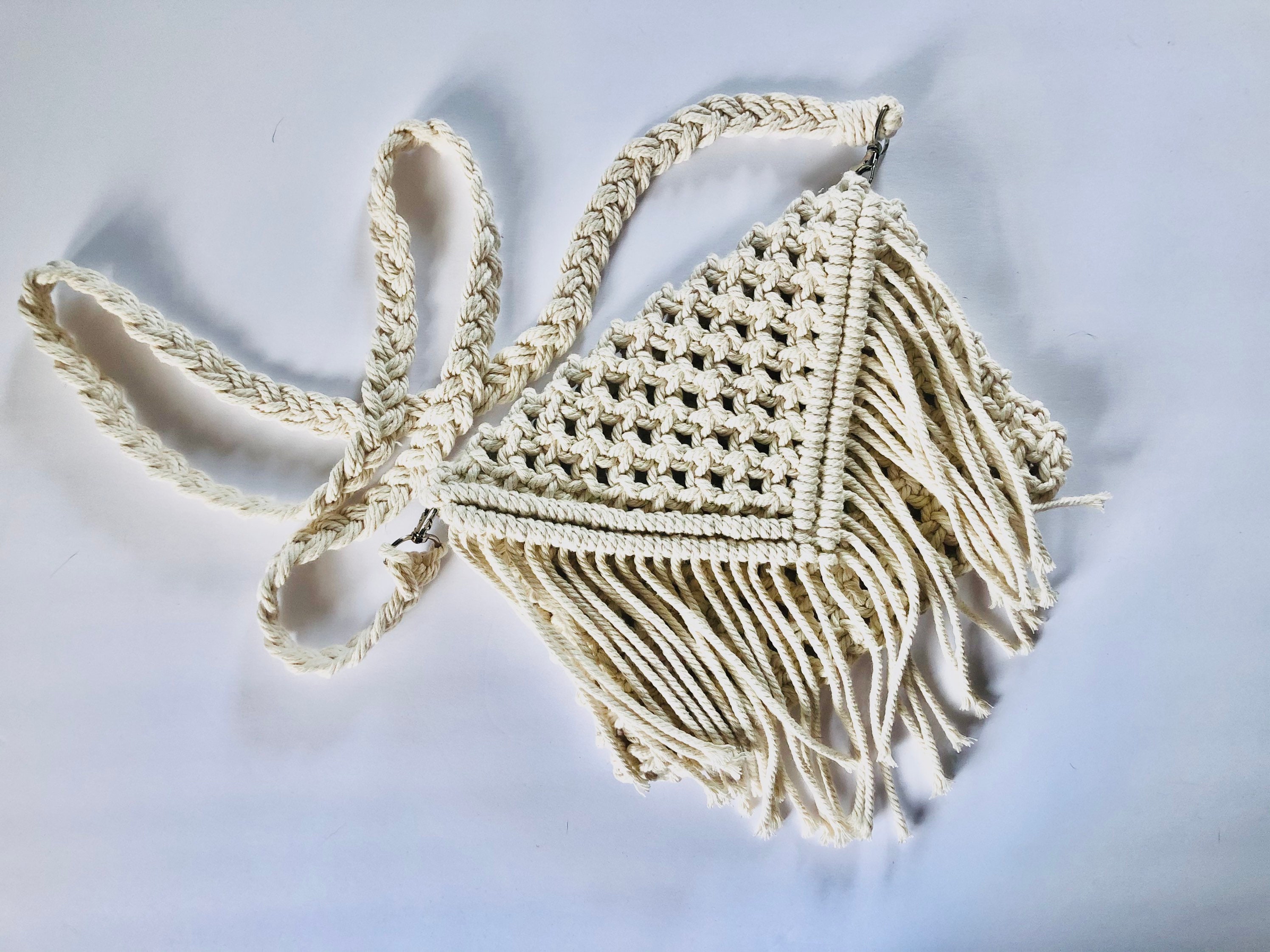 Handmade Macrame Purse With Detachable Strap // Boho Accessories ...