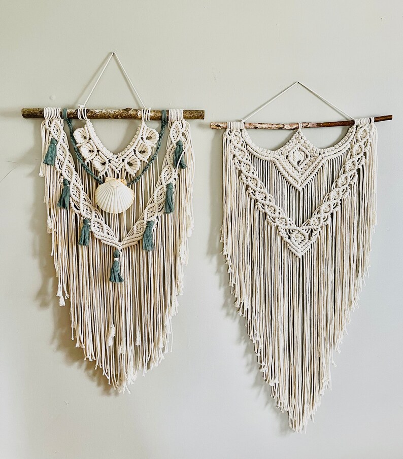 Boho Beach Macrame Tapestry // Coastal Decor // Home Decor // - Etsy