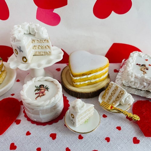 1:12 Scale Dollhouse Miniature Cake Dolls House Kitchen Food - Etsy