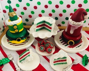 1:12 Scale Dollhouse Miniature Cake Dolls House Kitchen Food - Etsy