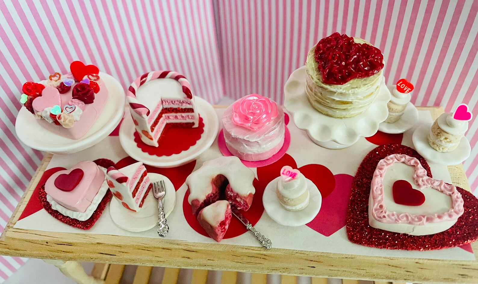 1:12 Scale Dollhouse Miniature Cake Dolls House Kitchen Food Accessory ...