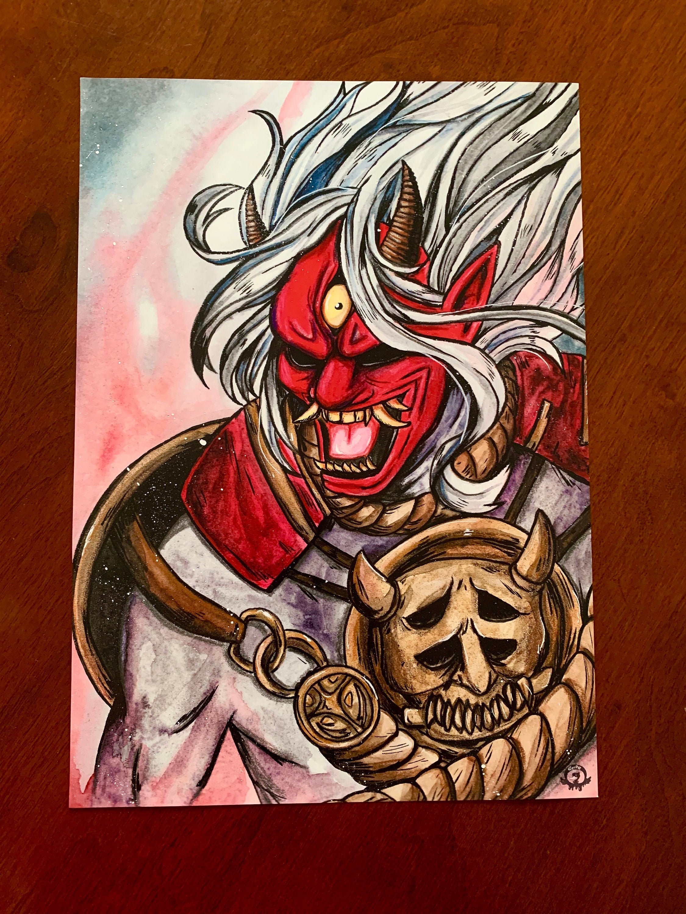 The Oni DIN A4 Poster Print Dead by Daylight DbD - Etsy.de