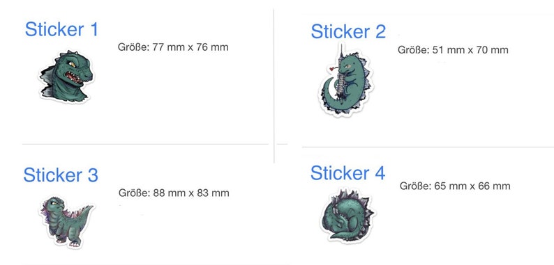 Godzilla Stickers, Decals - Etsy