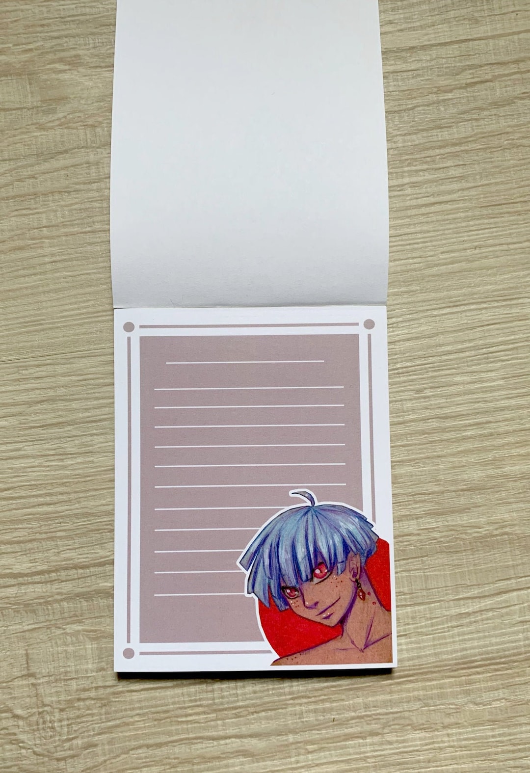 Memopad Bishonen Boy Notepad A6 - Etsy