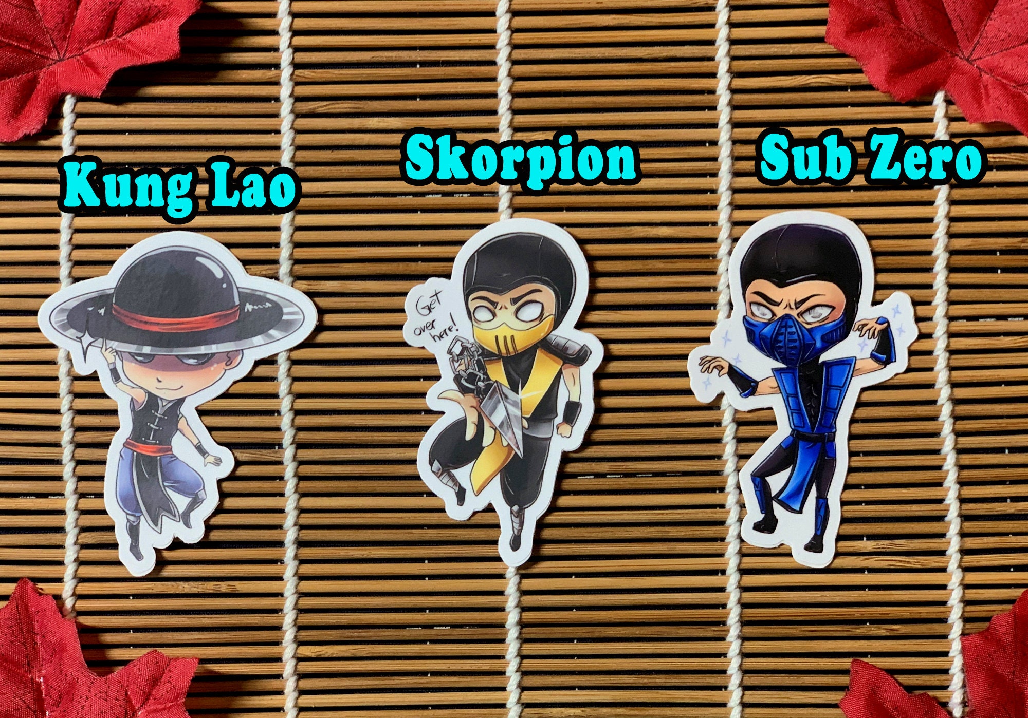 MK Fighter Mortal Kombat Fighter Chibi Sticker Sticker Game - Etsy UK