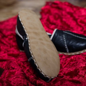 Turkish Genuine Leather Handmade Women Yemeni Shoes Natural - Etsy