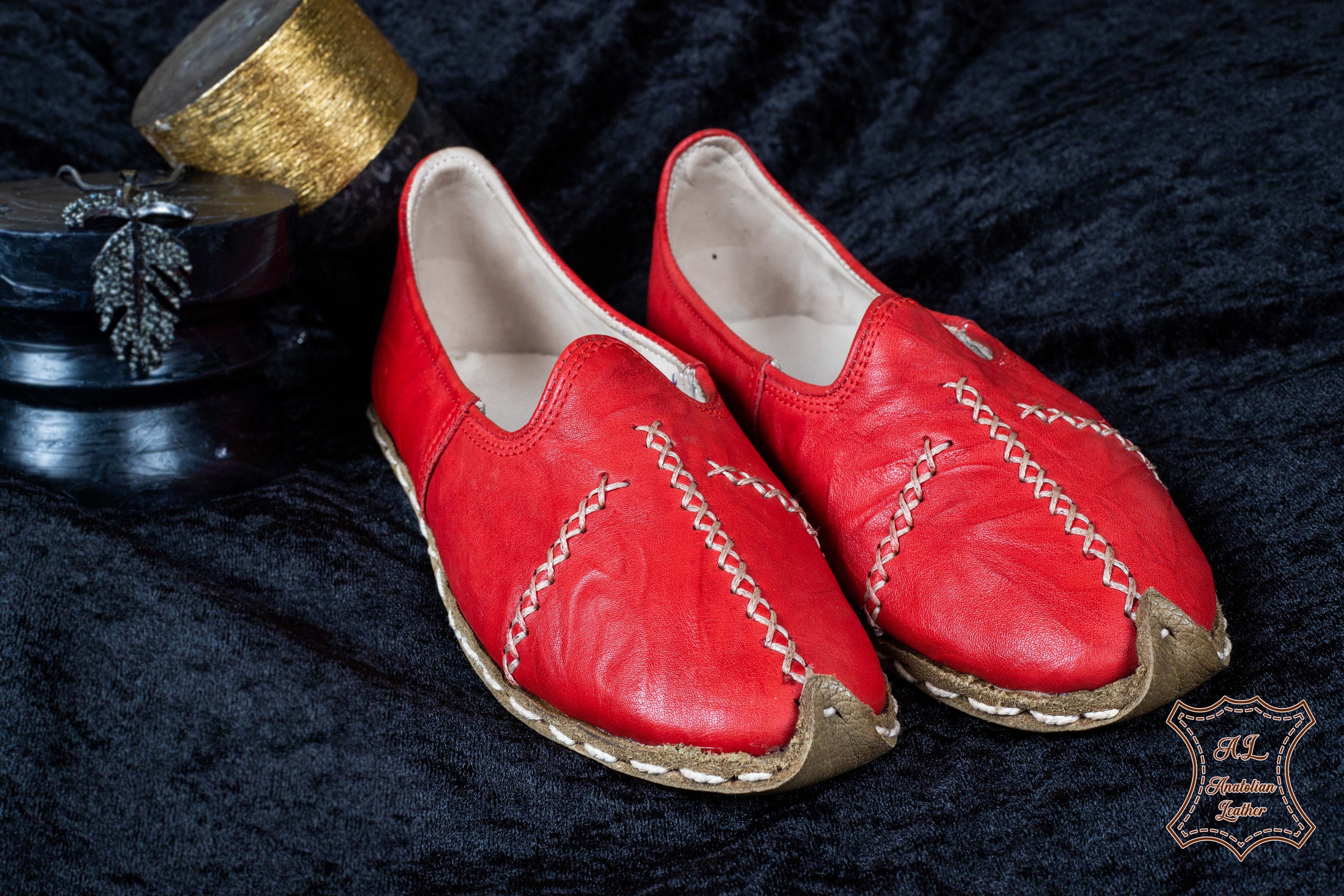 Turkish Genuine Leather Handmade Men Yemeni Shoes Natural - Etsy