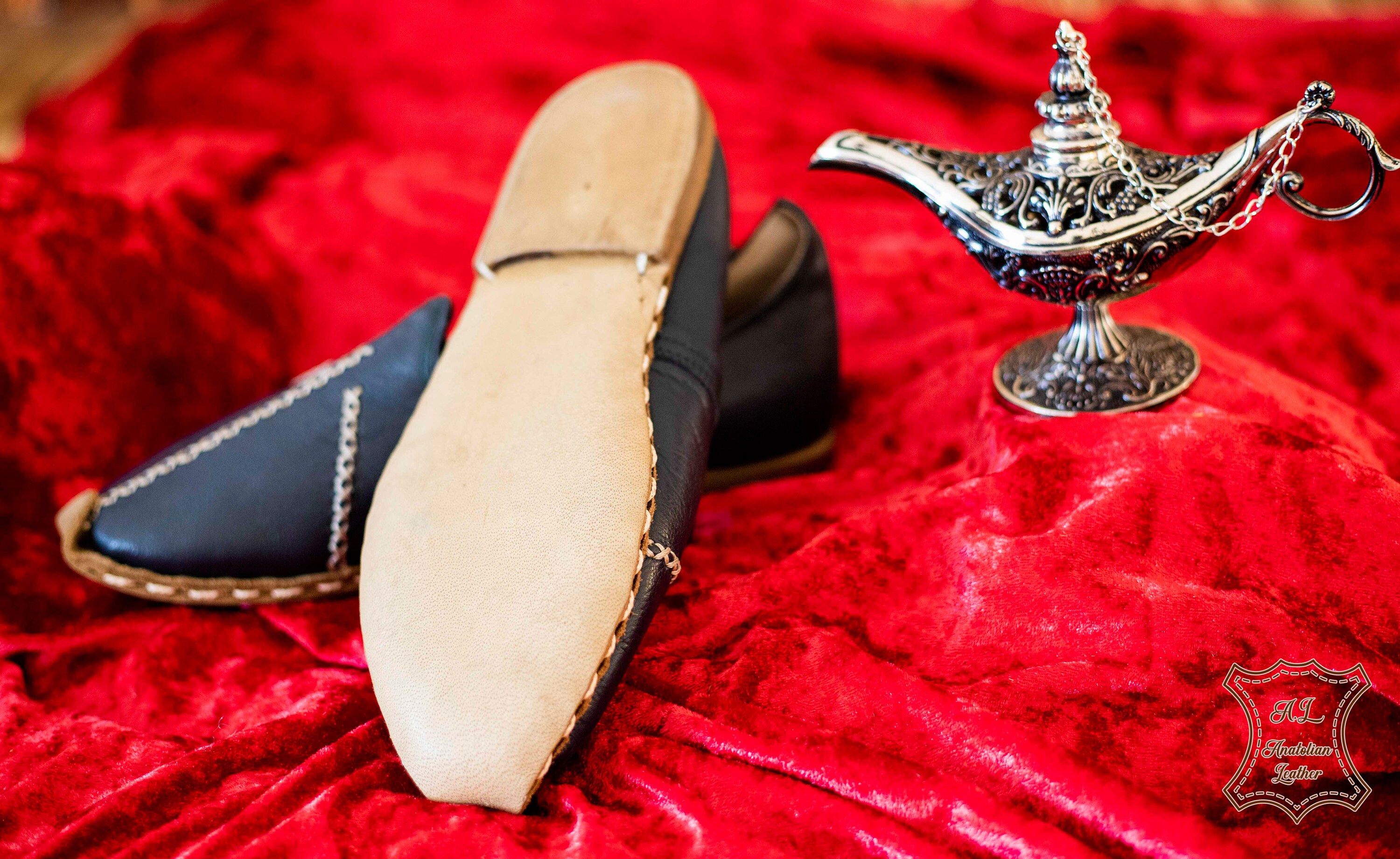 Turkish Genuine Leather Handmade Men Aladdin Yemeni Shoes | Etsy