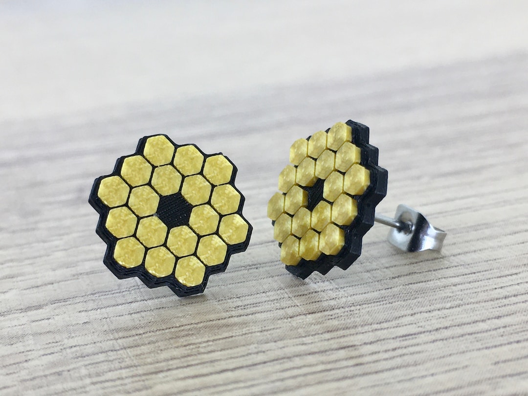 JWST Small Stud Earrings NASA James Webb Space Telescope Studs - Etsy