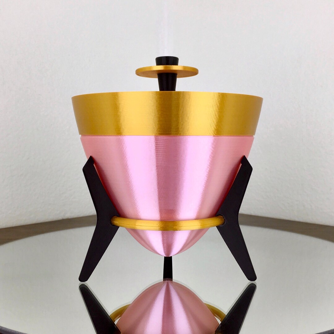 Bullet Jewelry Box Mid-century Modern Atomic Age Art Deco Vanity Mirror ...