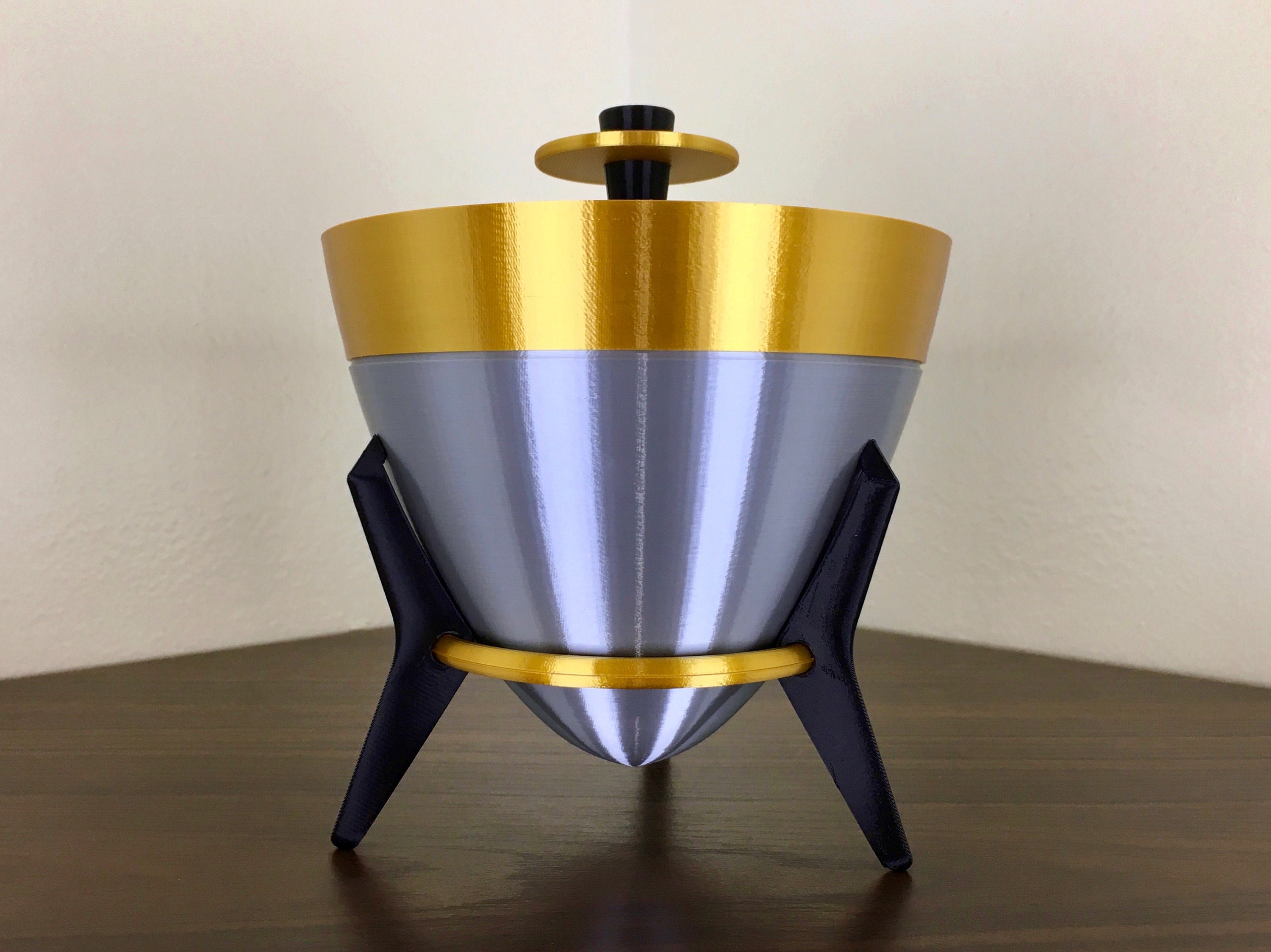 Bullet Bowl With Lid Atomic Space Age MCM Mid-century Modern 1950s ...