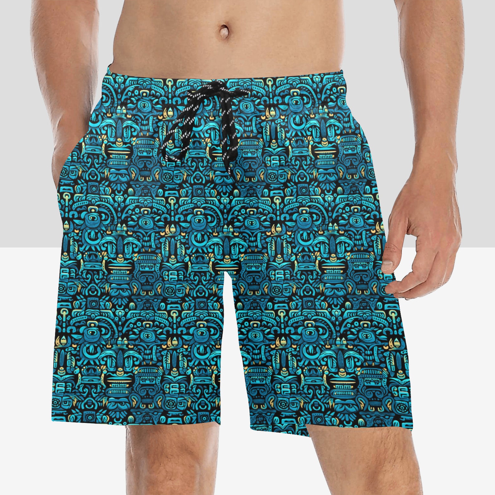 Mayan Art Seamless Pattern Bundle, American Digital Paper Mayan Design ...