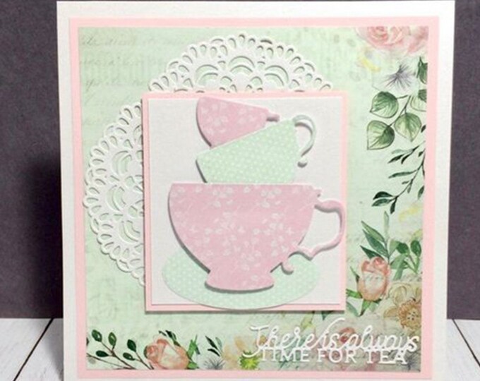 Sizzix Scoreboards Teacup & Spoon, 3D Die - Etsy