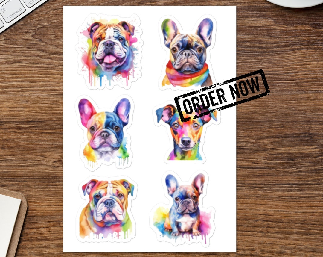 Funny Dogs LGBT Pride Stickers Sheet, Stick It Everywhere, Perfect Gift ...