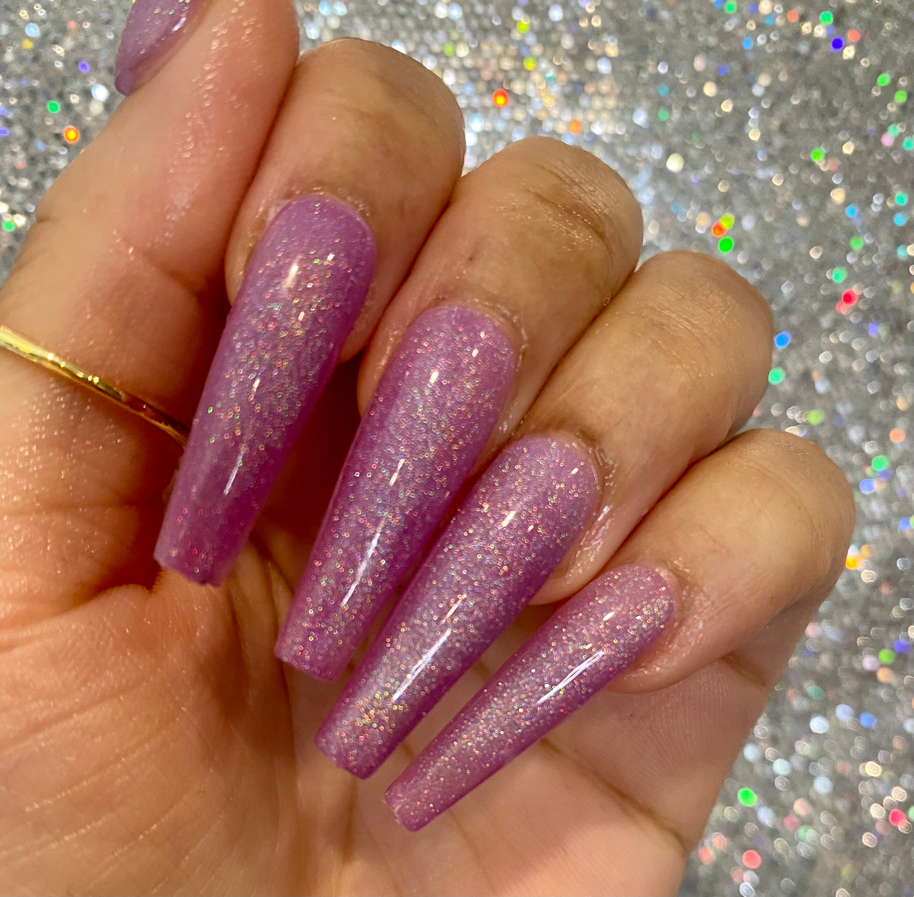 Glowing Press on Nails - Etsy