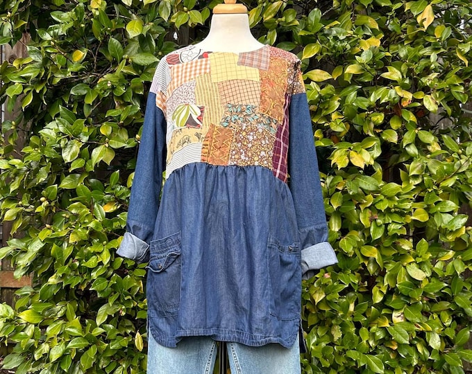 Upcycled Tunic From Men's Flannel Size Xxl - Etsy