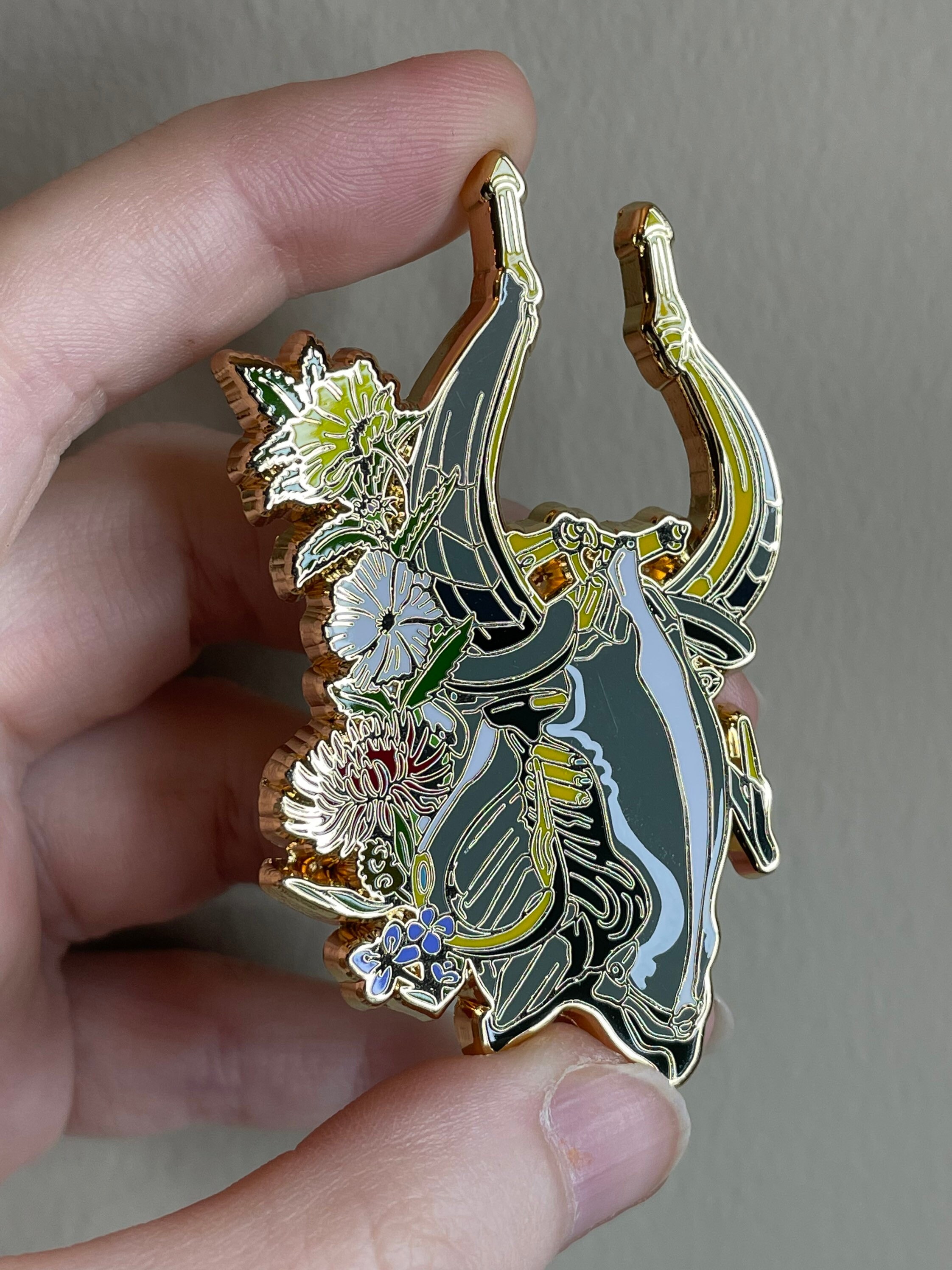 Oberon Prime Warframe Enamel Pin Fan Made Prime Garden - Etsy