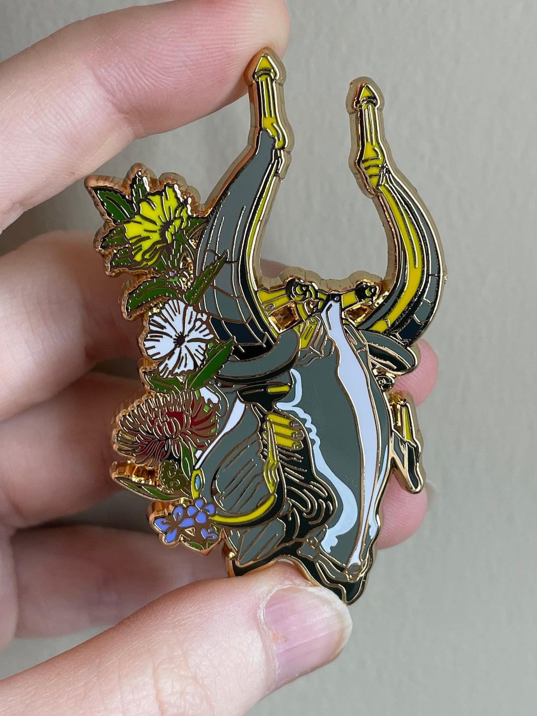 Oberon Prime Warframe Enamel Pin Fan Made Prime Garden - Etsy