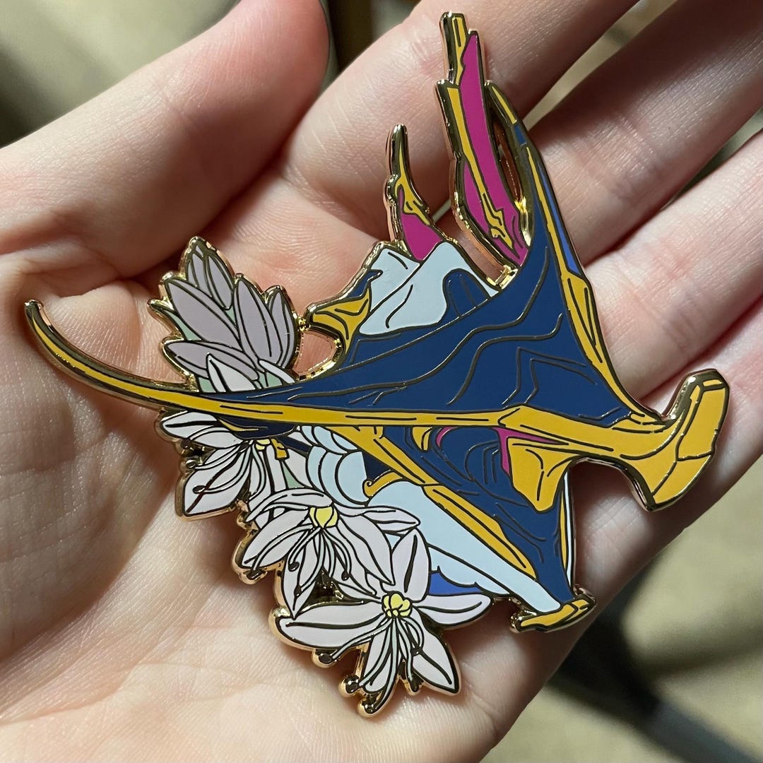 Sevagoth Prime Warframe Fan Made Pin Prime Garden - Etsy