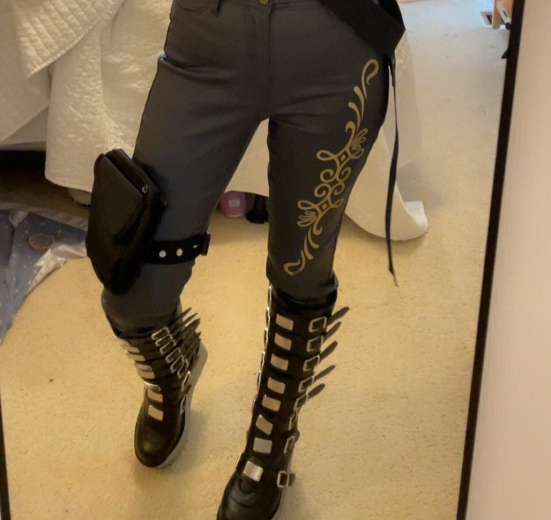 NU Carnival COSPLAY Rei Cosplay Vinyl Leg Cut Out Pattern - Etsy