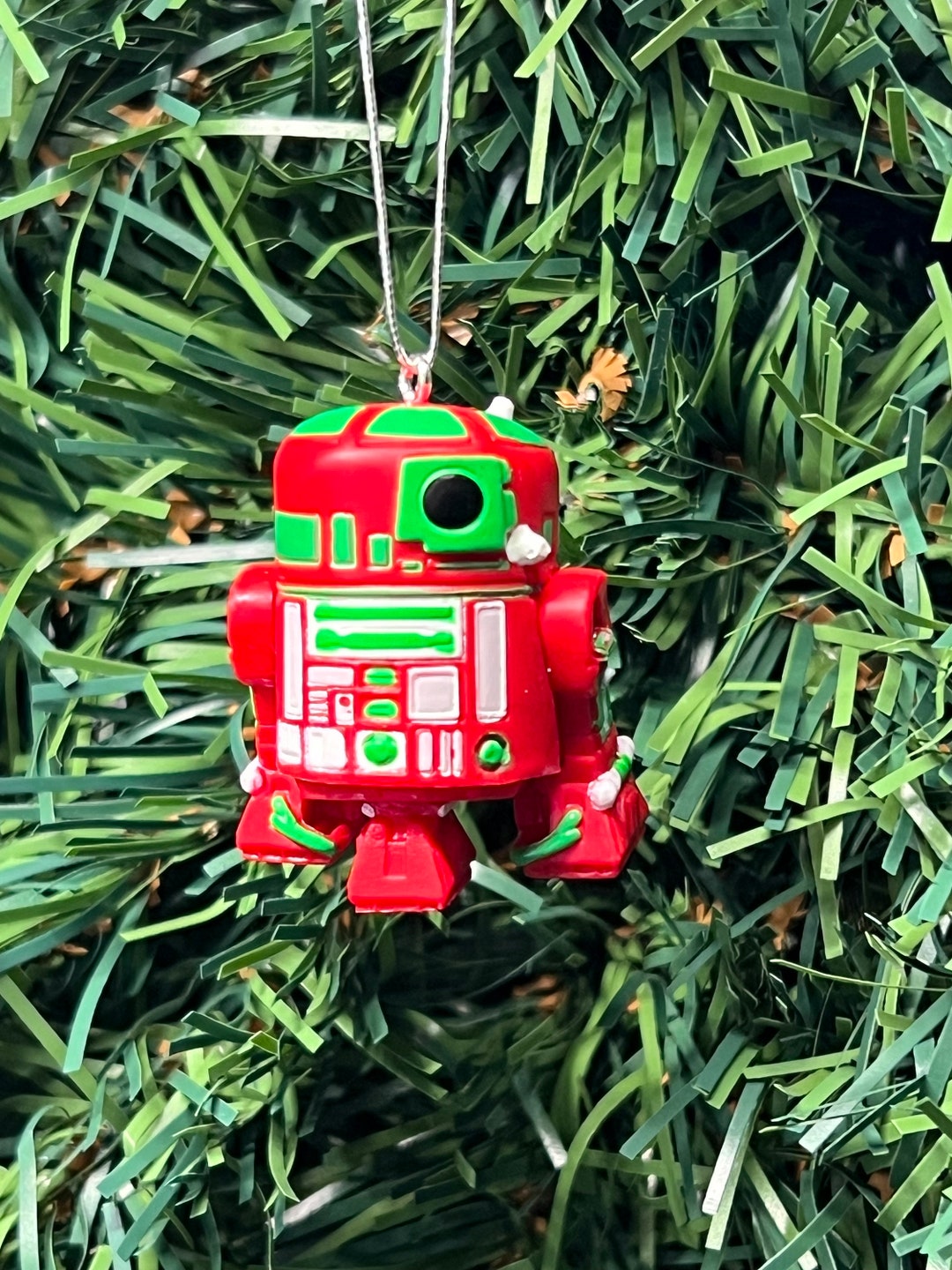 R2-D2 Red & Green Star Wars Holiday Figure 2 Mini Custom Christmas ...