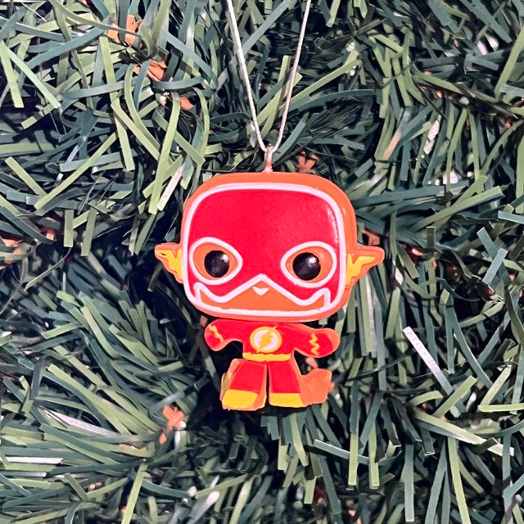 The Flash Gingerbread Cookie DC Comics 2 Figure Mini Custom Christmas ...