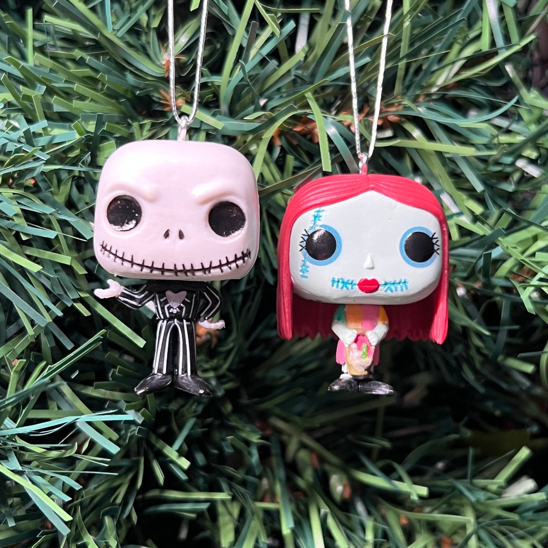 Jack Skellington & Sally Nightmare Before Christmas Disney Figures 2 ...