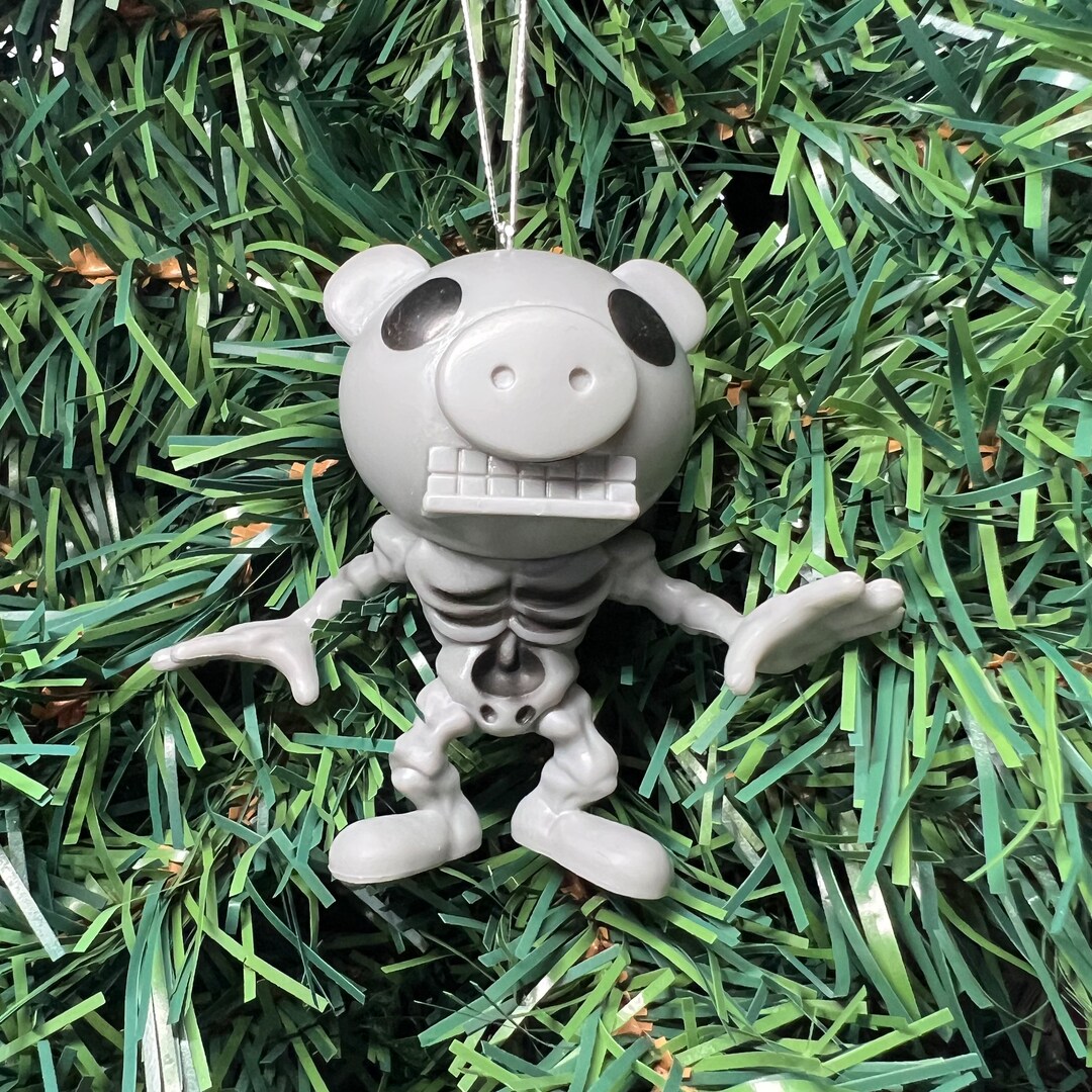 Skelly Piggy Roblox 3 Figure Custom Christmas Ornament Video Game ...