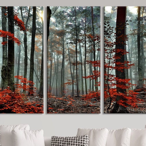 Forest Wall Art Forest Landscape Photography Tree Print | Etsy