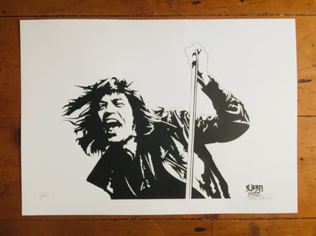 MICK JAGGER (rolling Stones) Limited Edition Hand Pulled, Signed and ...