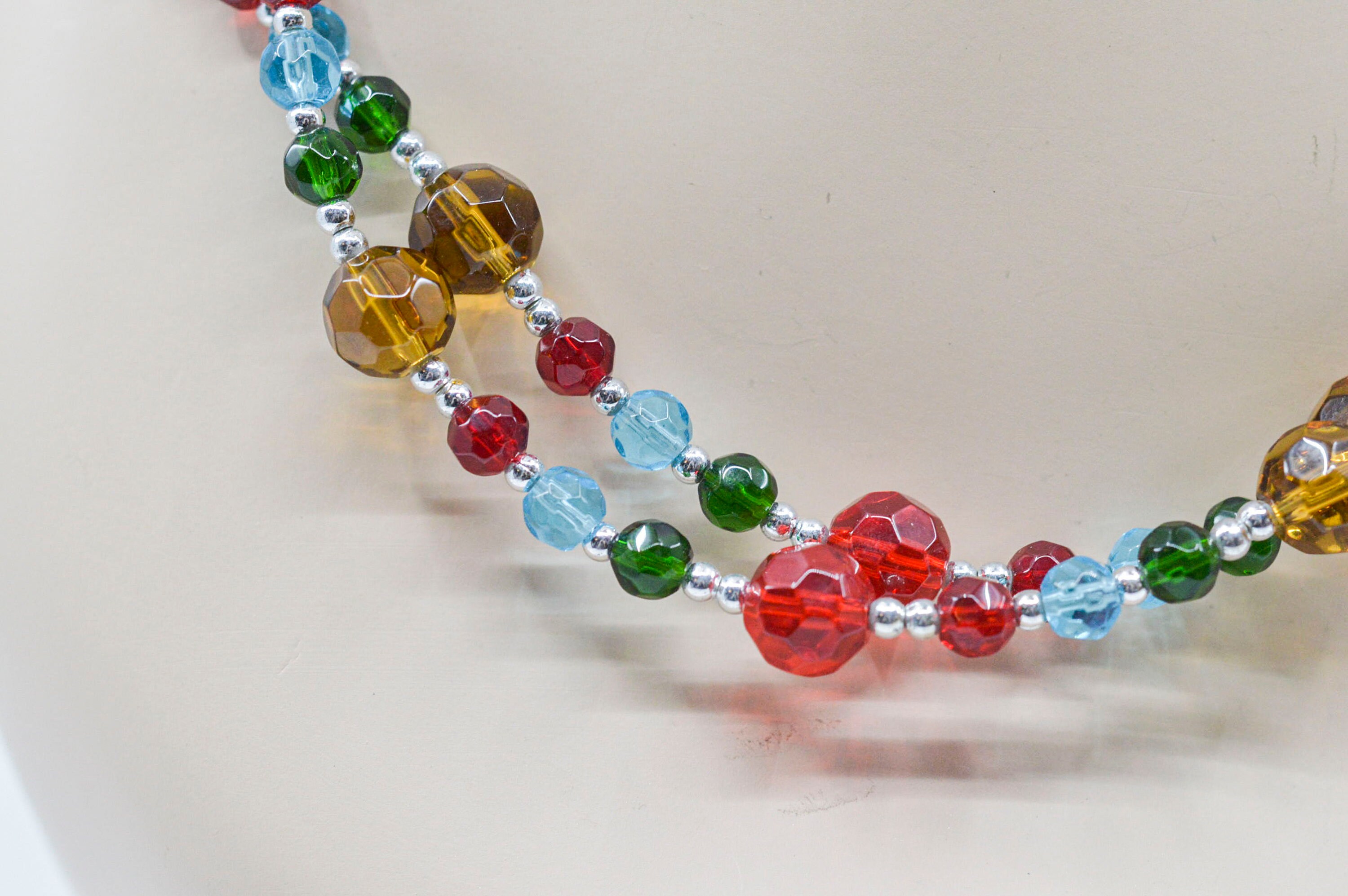 Multi Color Womens Beaded Necklace - Etsy