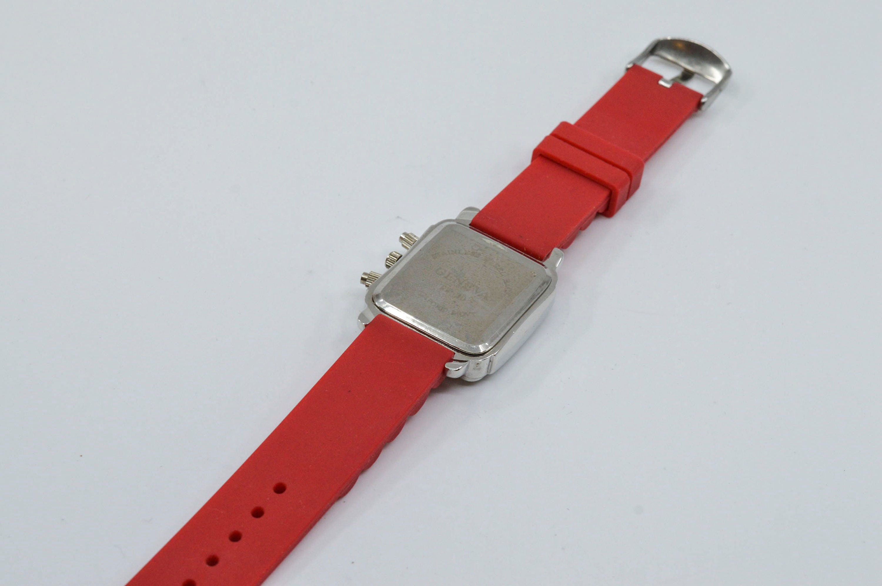 Red Tone With Silver Case and Crystals Womens Fashion Watch | Etsy