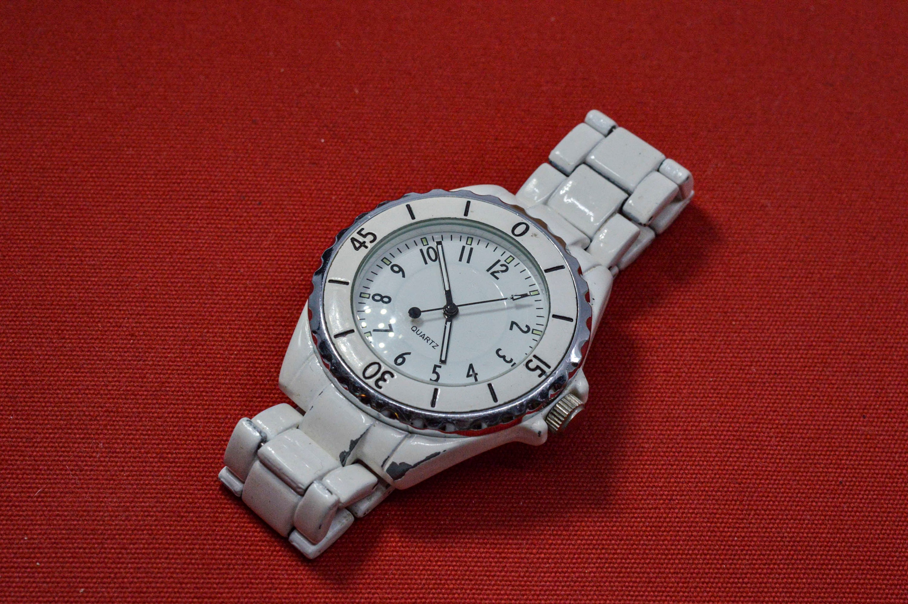 White Tone Womens Fashion Wrist Watch - Etsy