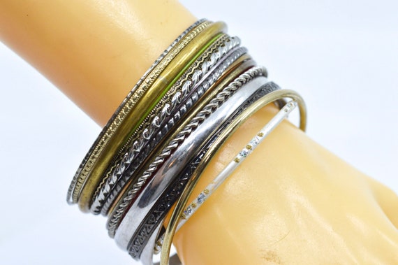 Multi color , womens, bangle bracelet , lot - Gem