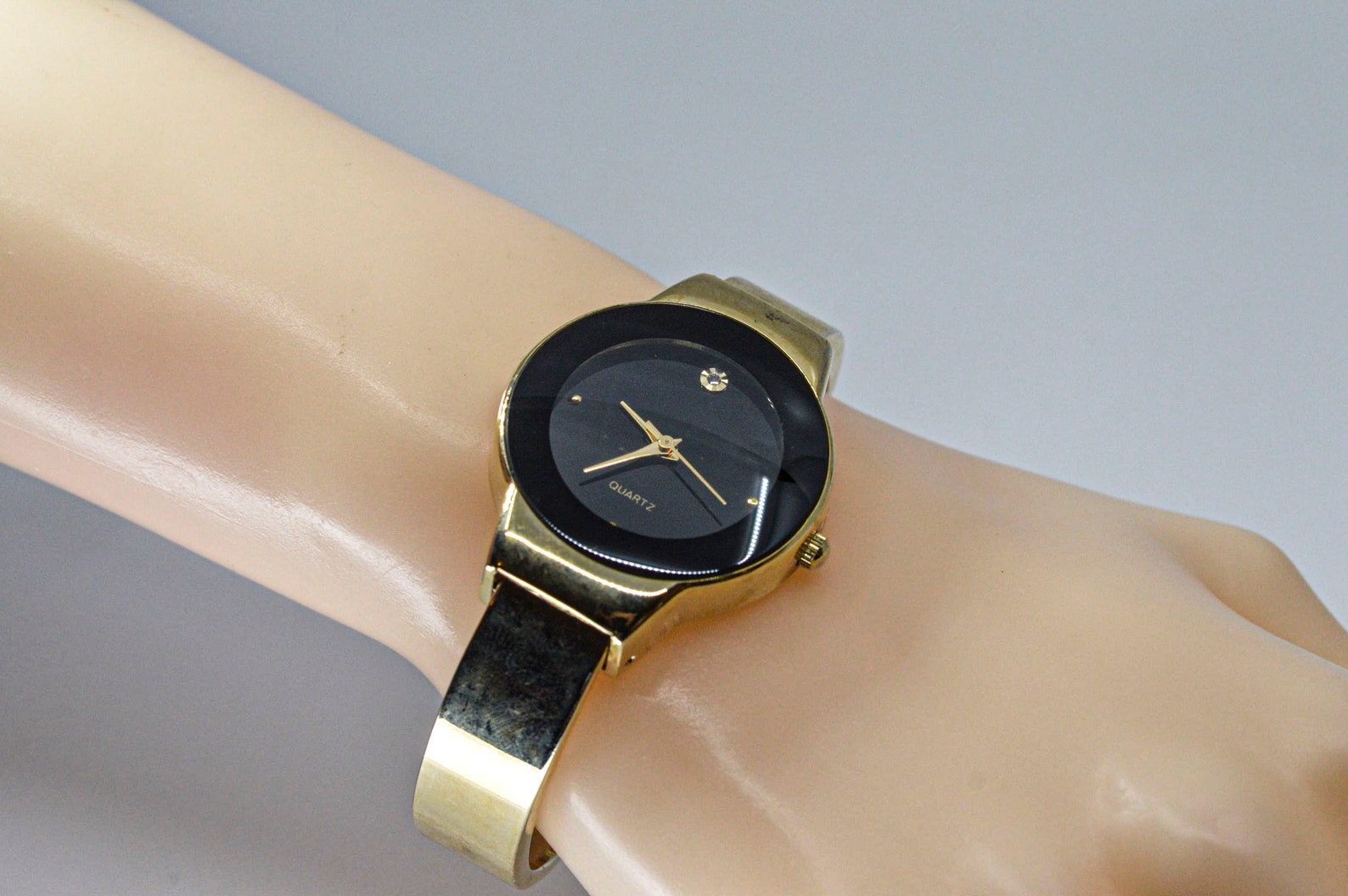 Gold Tone Womens Cuff Watch - Etsy
