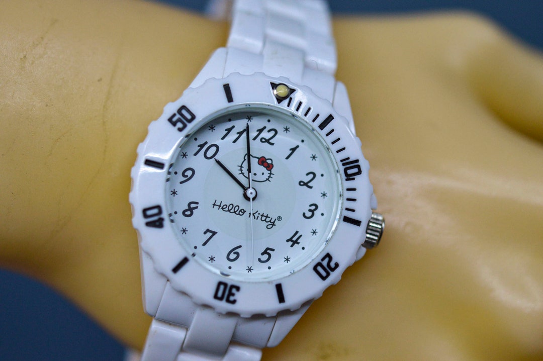 White Tone, Womens, Plastic Wrist Watch - Etsy