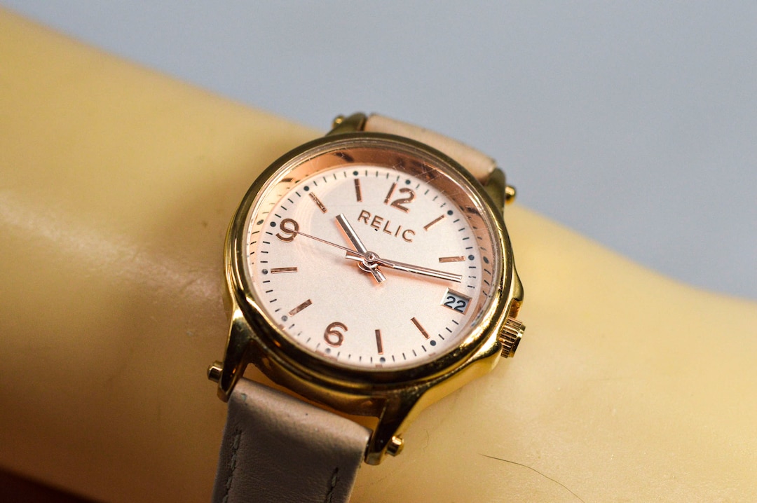 Relic , Rose Gold Tone Womens Fashion Watch - Etsy