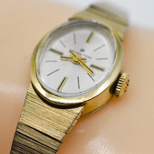 Vintage Hamilton Gold Tone Womens Wind Up,mechanical Watch - Etsy