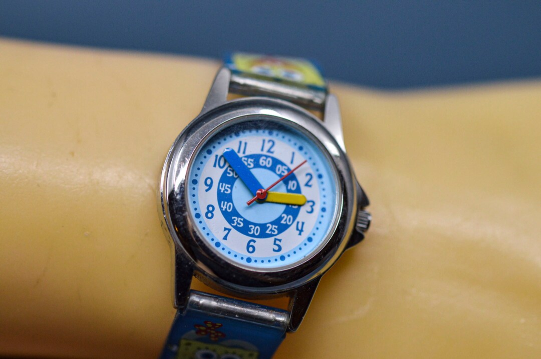 Blue Tone, Childrens, Plastic Wrist Watch - Etsy