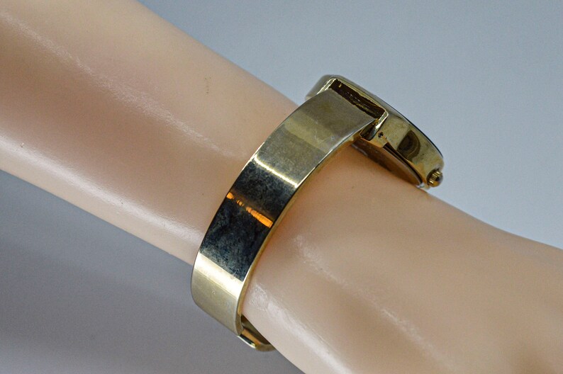 Gold Tone Womens Cuff Watch - Etsy