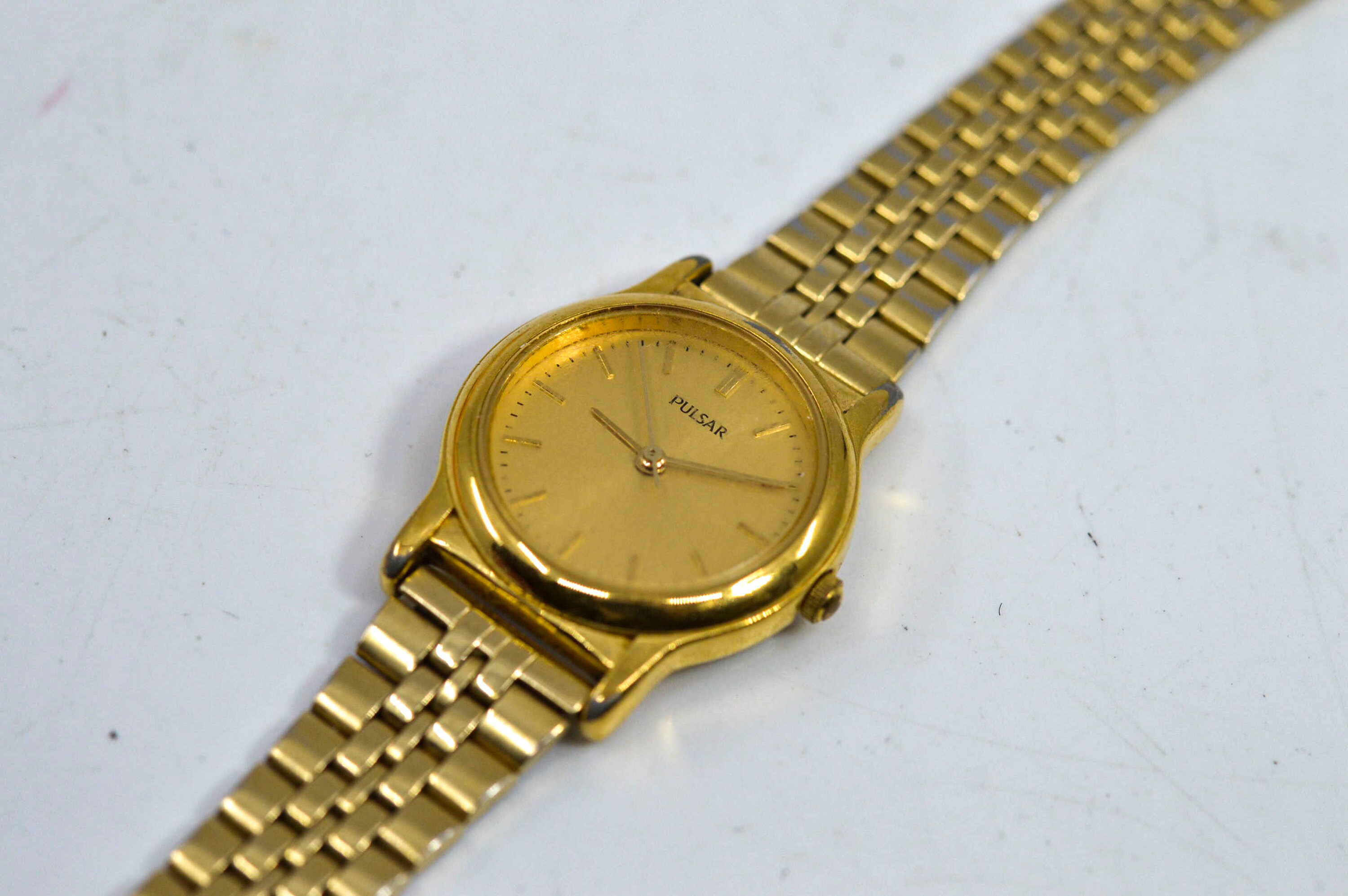 Pulsar Gold Tone Womens Wrist Watch - Etsy